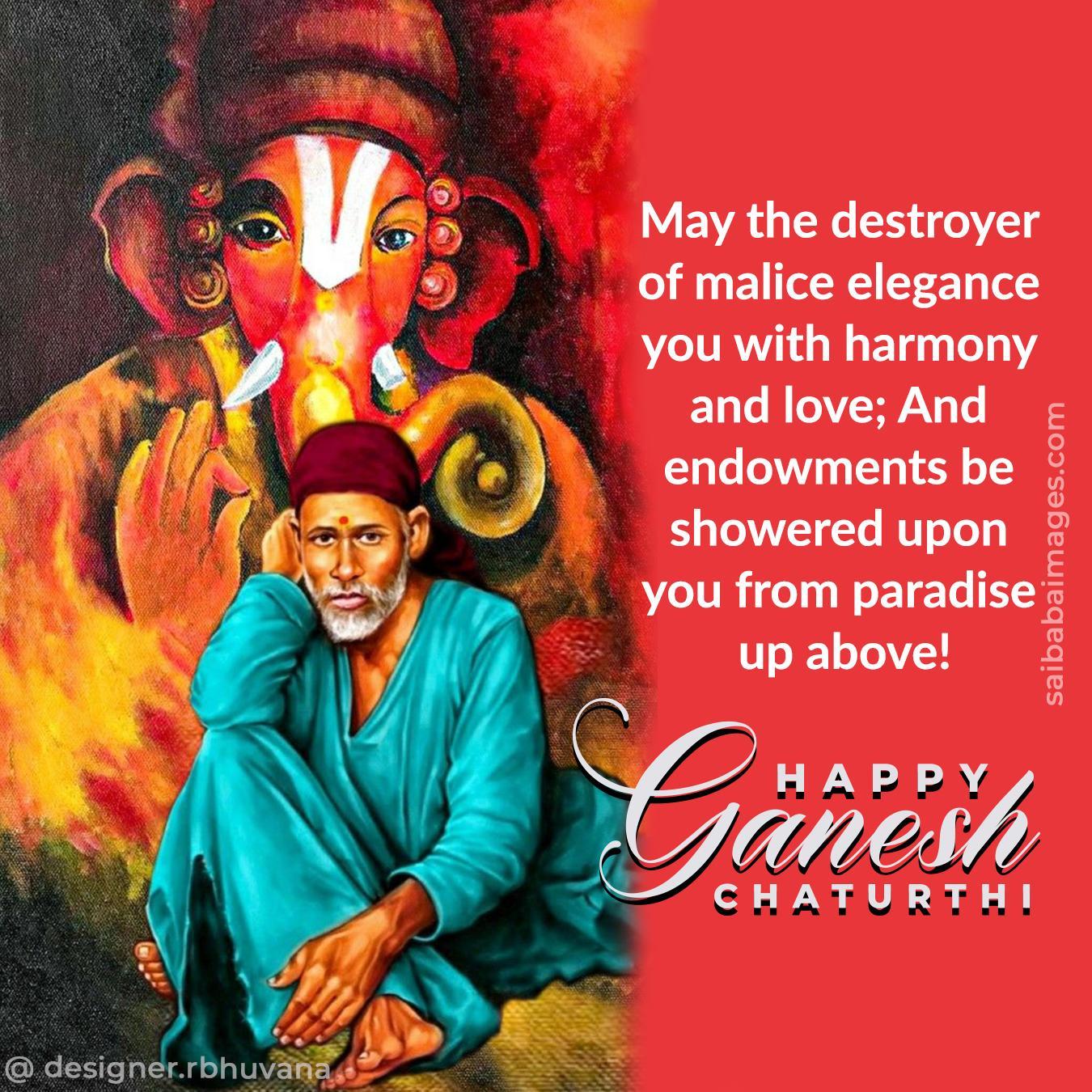 Celebrate Ganesh Chaturthi with Free Sai Baba HD Wallpapers!