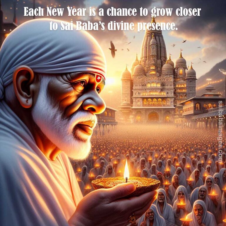 Sai Baba New Year Wishes