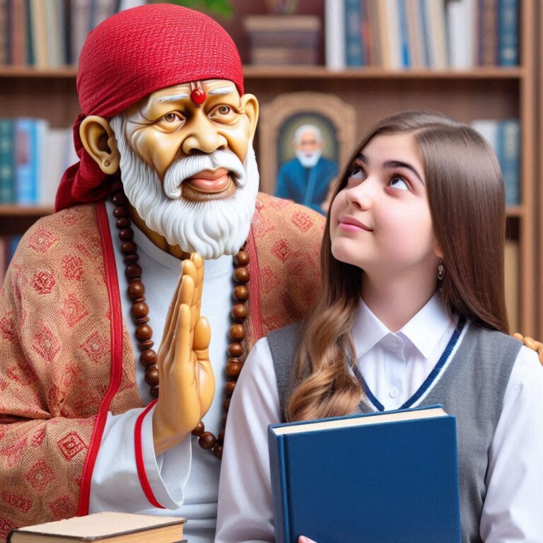 Sai Baba AI Images with Kids